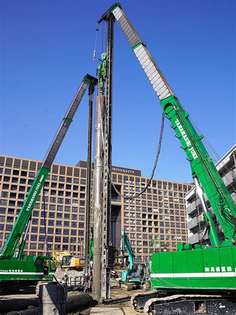 PHC杭引抜工事PIC UP工法 エコタカ高橋重機 杭抜打工事地盤改良 滋賀県