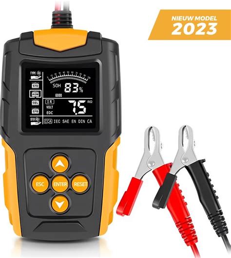Professionele Auto And Motor Batterijtester Accu Tester 12v Batterijconditie Bol