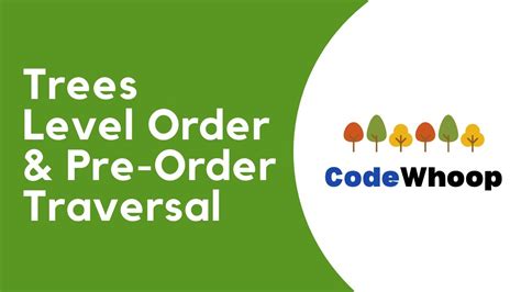 Binary Search Tree Bst Level Order And Pre Order Traversal Explained