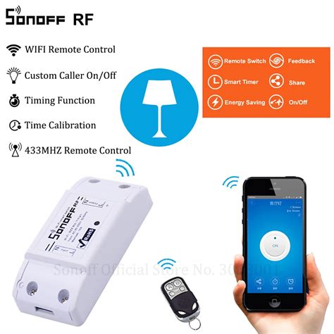 Sonoff RF WiFi Smart Switch Interruptor 433Mhz RF Receiver Intelligent Remote Wireless Control