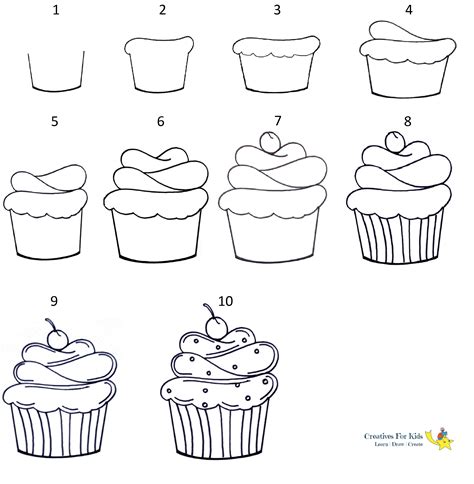Easy To Draw Cupcake Drawing Tips Guide