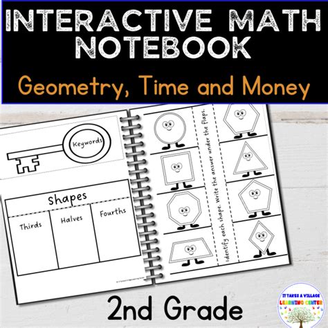 Illustrative Math Geometry Time And Money Interactive Notebook 2nd Grade Made By Teachers