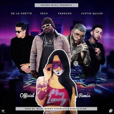 Stream Sech Ft De La Ghetto Farruko Y Justin Quiles Miss Lonely