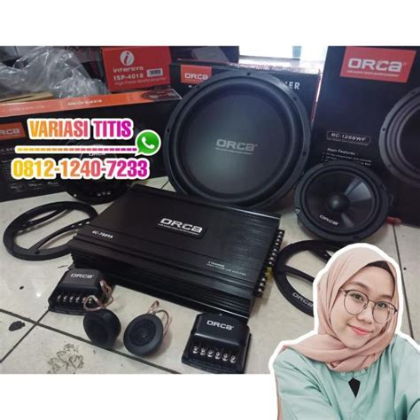 Jual Paket Audio Orca Audio Mobil Power Speaker Sub In Tweeter Shopee Indonesia