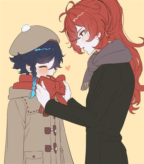 Venti And Diluc Genshin Impact Drawn By Kkopoli Danbooru