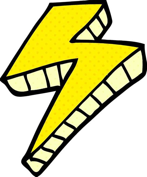 Cartoon Lightning Bolt