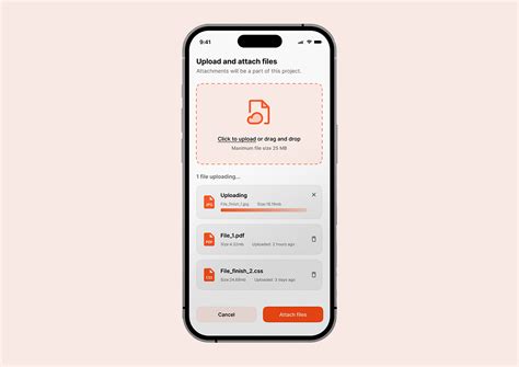 File Upload Ui Behance