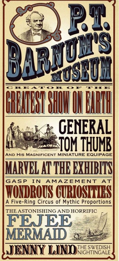 Pt Barnum Circus Poster Vintage Circus Posters Old Circus