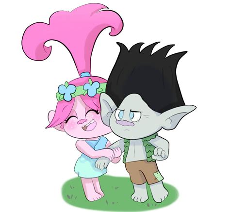 Poppy And Branch Trolls Cartoon Characters