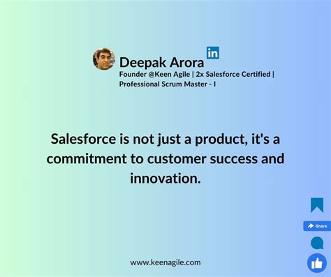 Deepak Arora On Linkedin Salesforce Innovation Customersuccess