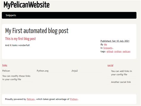 Automate Deployment Of Pelican Website To Github Pages