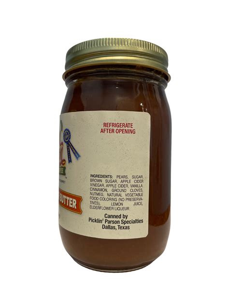 Picklin Parson Incredible Pear Butter Stillwater Farm