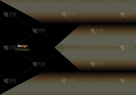 金色条纹图案奢华的颜色金色闪光条纹背景抽象的金色线条纹理模式向量插图