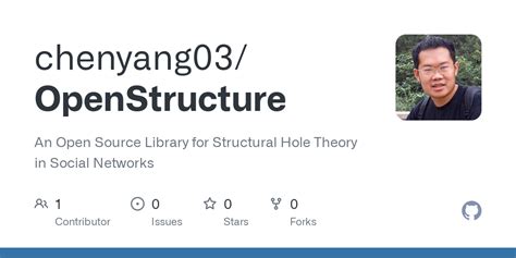GitHub Chenyang OpenStructure An Open Source Library For Structural Hole Theory In Social
