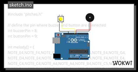 Uji Coba Musik 2 Wokwi ESP32 STM32 Arduino Simulator