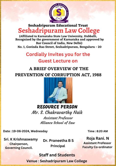 Chakravarthy Naik On Linkedin It Was A Privilege To Be Invited To Deliver A Guest Lecture On