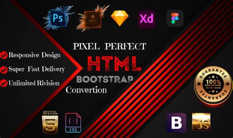 Convert Psd To Html Figma To Html Css Bootstrap 5 Responsive By