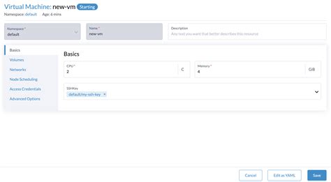 Edit A Virtual Machine Harvester