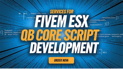 Create Custom Scripts For Your Fivem Esx And Qbcore Server Framework By