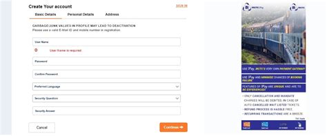 How To Create A New Account In Irctc Irctc Login Account