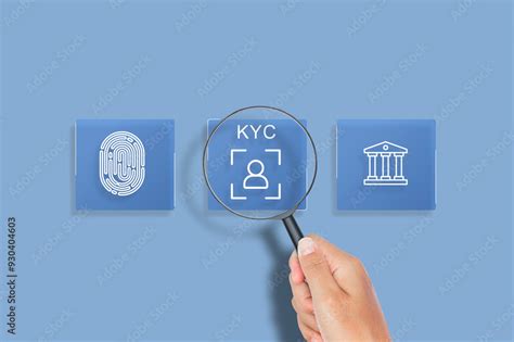 Magnifying Glass Focusing On Know Your Customer Kyc Compliance And