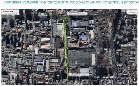 “Номин” гийн зүүн хойд уулзвараас Орхон их сургууль хүртэлх замыг хаана Tsoh Mn