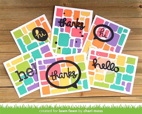 Speech Bubble Backdrop Lawn Fawn