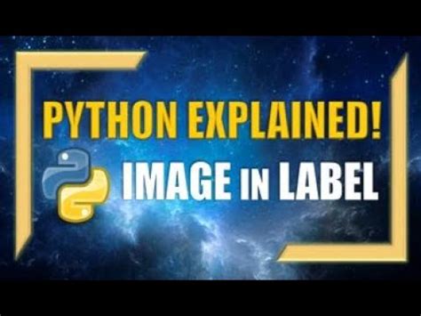 Python How To Put An Image Into A Label Using Tkinter Pillow YouTube