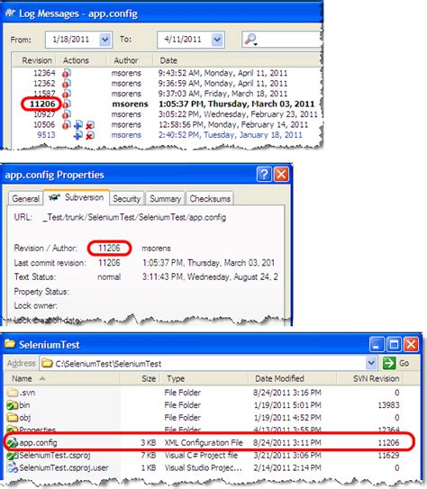 Tortoisesvn And Subversion Cookbook Part 7 Managing Revisions Simple