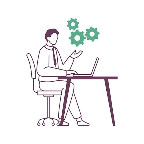 Premium Vector Business Concept Work Process