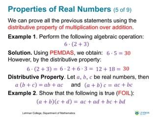 Lesson The Real Number System PPTX