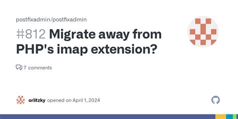 migrate away from php s imap extension · issue 812 · postfixadmin