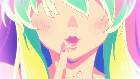 Wallpaper Urusei Yatsura Lum Invader Anime Girls Hair Covering Eyes Lips Blush Blushing