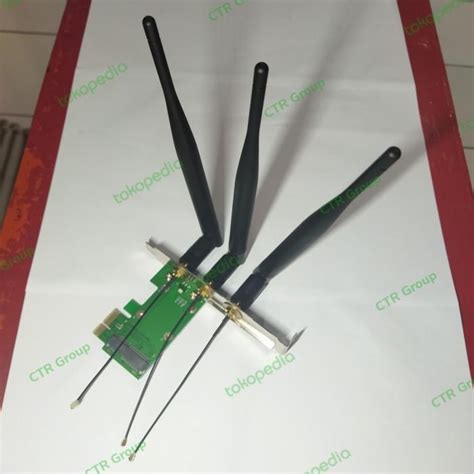 Jual Wireless Card Converter Mini PCI E To PCI E X1 WiFi Adapter Shopee Indonesia