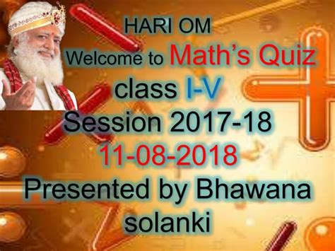 Maths Quiz Ppt 2018 Pptx Educational Assessment Education
