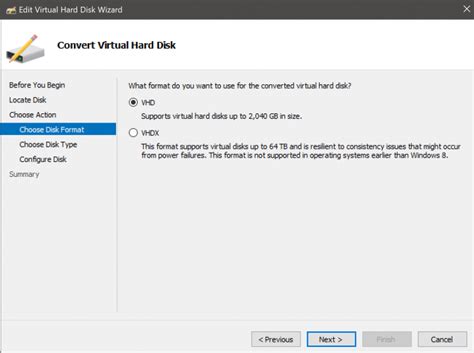 Convert Hyper V VHDX To VHD IT Blog
