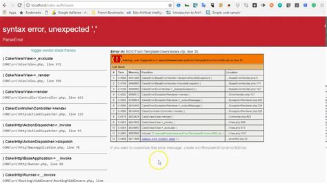 Cakephp 3 4 Tutorial For Beginners Step By Step 12 User Index Tables Styling Youtube