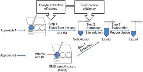 Processing Steps Of Dried Matrix Spot Dms Sample Extraction Is
