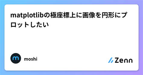 Matplotlibの極座標上に画像を円形にプロットしたい