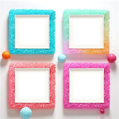 Premium Ai Image Frame Of Recycled Candy Wrapper Paper With Shiny