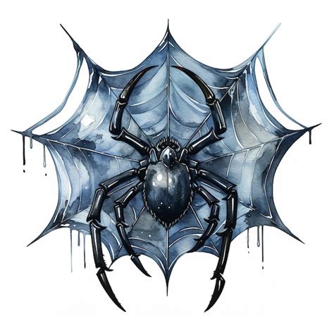 Premium Ai Image There Is A Spider That Is Sitting On A Spider Web Generative Ai