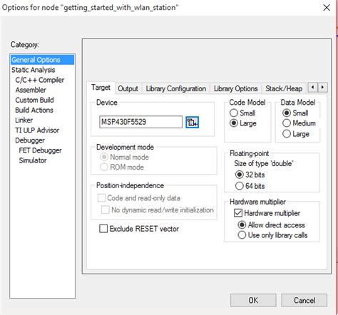 Iar Configuration And Example Projects Wi Fi Forum Wi Fi Ti E2e Support Forums