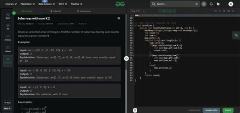 Solved Day 49 Of Gfg160challenge With Prefix Sums And Hashmap Ayush Bharti Posted On The