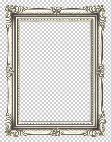 Frame Ornate Rectangular Decorative Frame Illustration Png Clipart Antique Finish Art