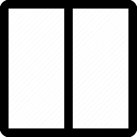 Arrange Grid Layout Page Vertically View Icon