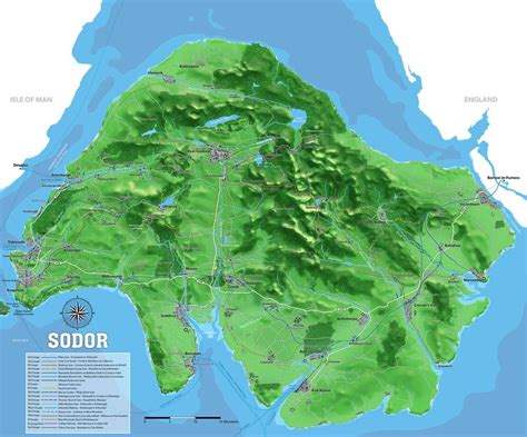 Island Of Sodor Tvs Map Map Of Sodor By Cartomanic On Deviantart Pushe