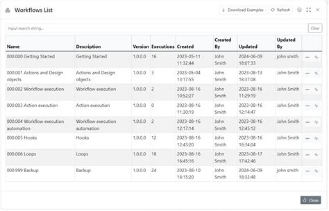 working with workflows