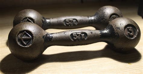 Гантели из детства | Пикабу