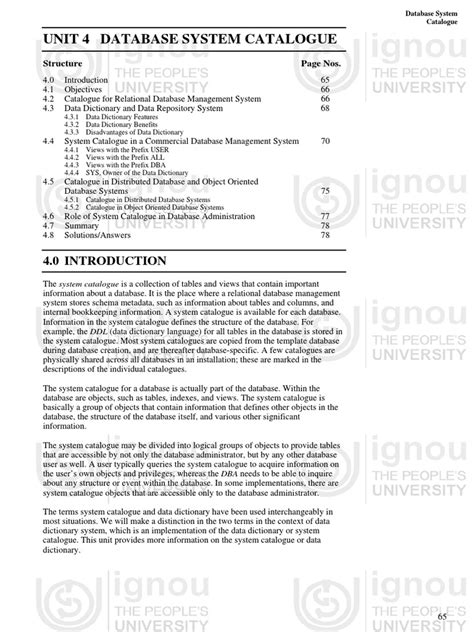 Unit 4 Pdf Databases Relational Database