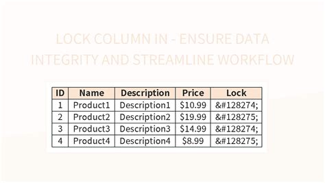 Lock Column In Ensure Data Integrity And Streamline Workflow Excel